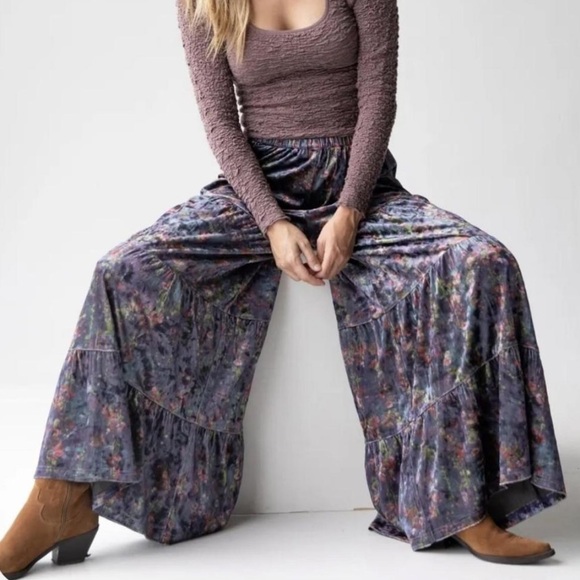 NATURAL LIFE | Pants & Jumpsuits | Natural Life Multicolor Wide Leg ...
